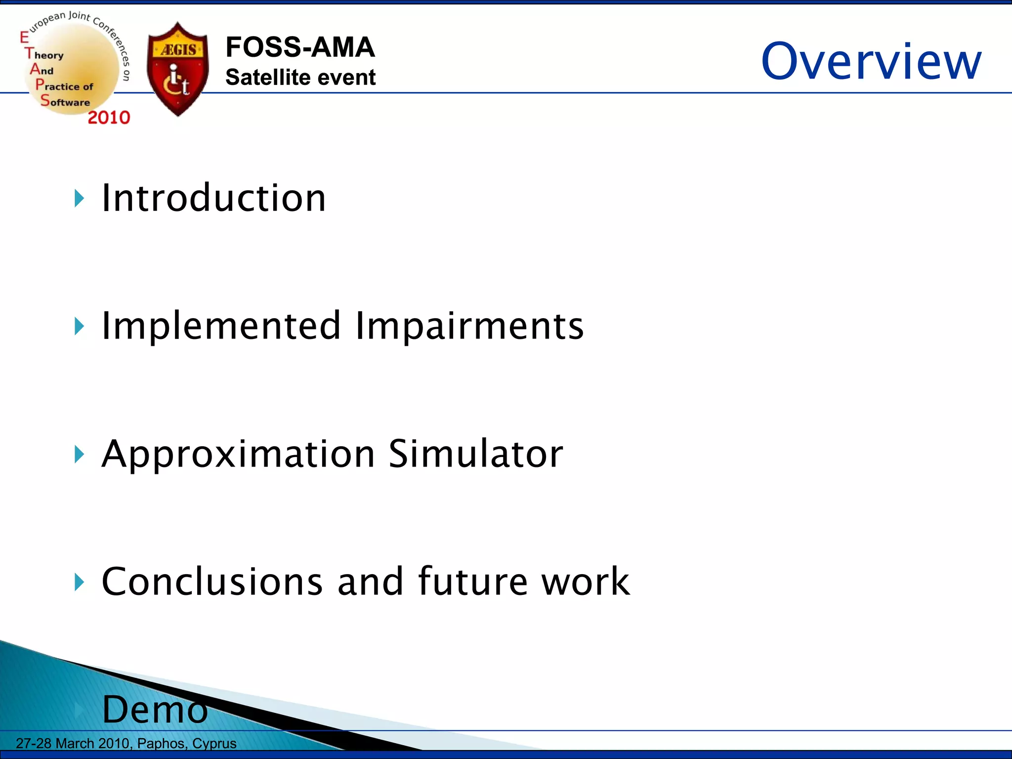 10 An Approximation Simulator For Designing And Developing Accessible Java Swing Applications Ppt