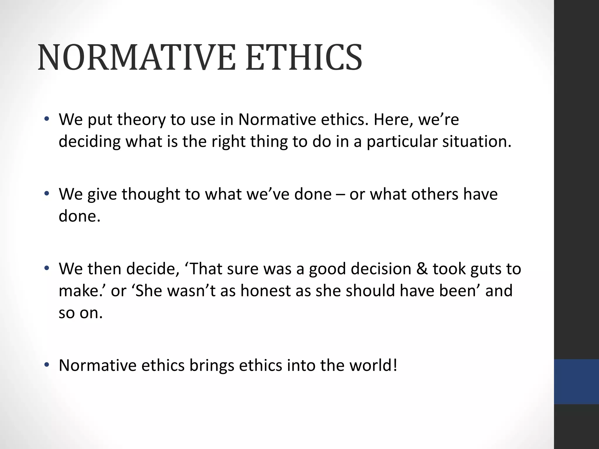 Business Ethics: ethical theories | PPTX