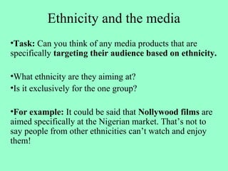 3 ethnicity 2 representation | PPT