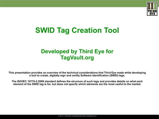 SWID Tag Creation Tool | KEY