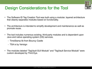 SWID Tag Creation Tool | KEY