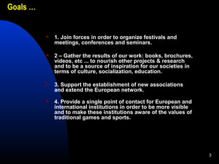 European Traditional Sports and Games Association - Guy Jaouen | PPT