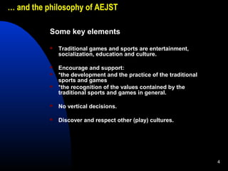 European Traditional Sports and Games Association - Guy Jaouen | PPT