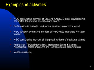European Traditional Sports and Games Association - Guy Jaouen | PPT