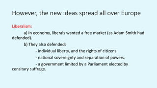 3 Europe under Napoleon. The Restoration | PPT