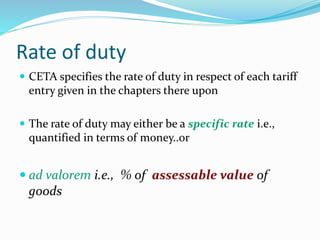 3 excise duty ceta | PPTX