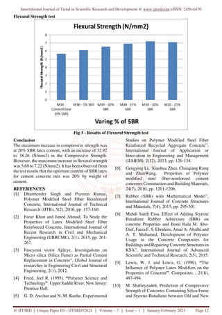 Experimental Investigation on Properties of Concrete using Styrene ...