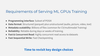 AI/ML Infra Meetup | Exploring Distributed Caching for Faster GPU Training with NVMe GDS and ...