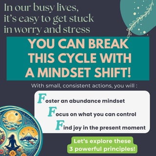 Shift your mindset: The 3 F Strategy for Personal Transformation | PDF