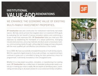 3F Construction Corporate Brochure | PPT