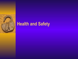 3f - Health & Safety | PPT
