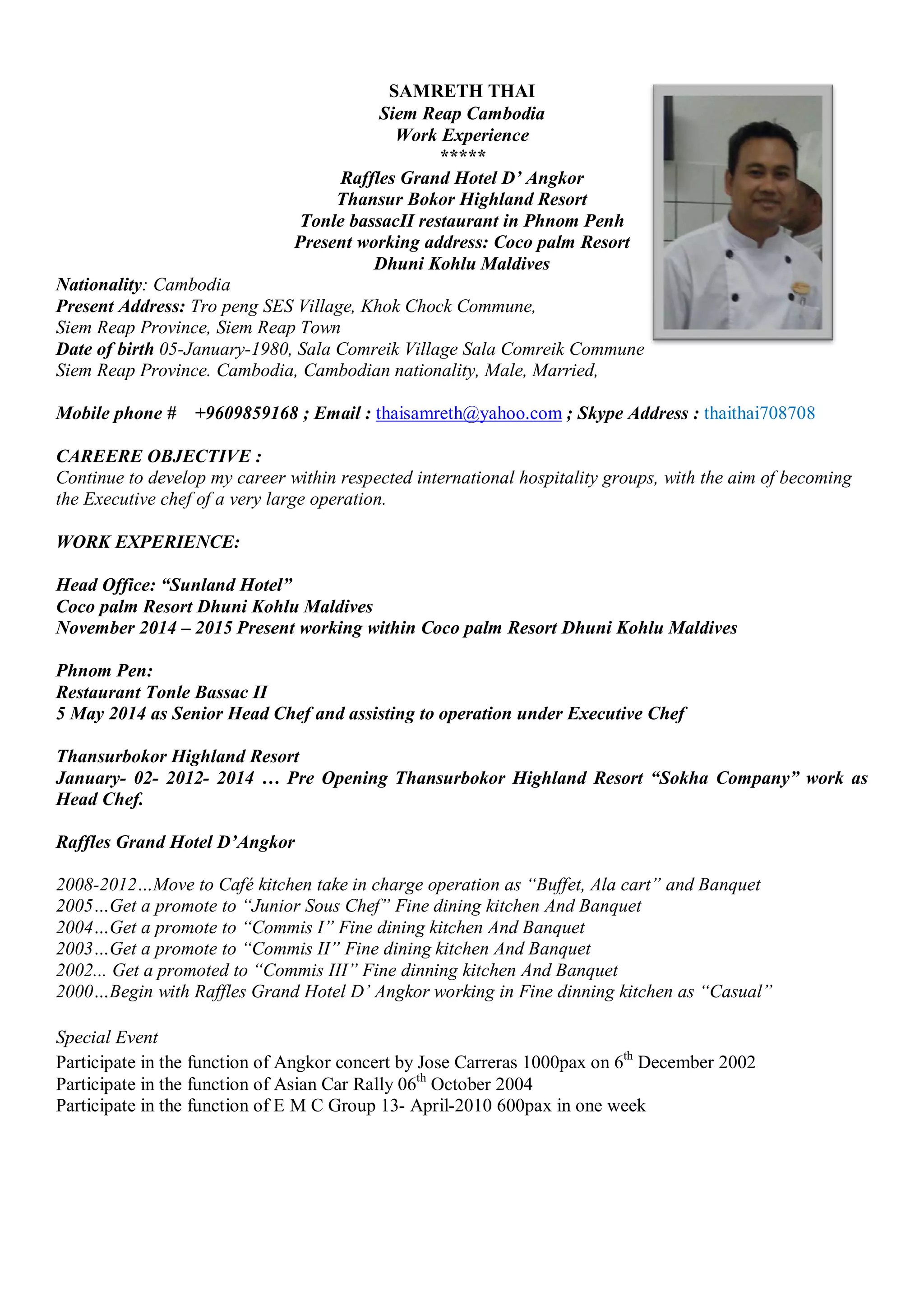 Executive Chef_update | PDF