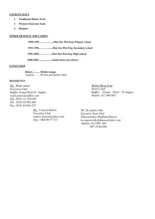 Executive Chef_update | PDF