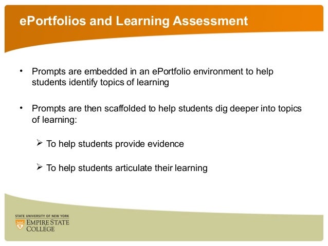 Using ePortfolios to Document and Assess Learning (AAEEBL 2014)