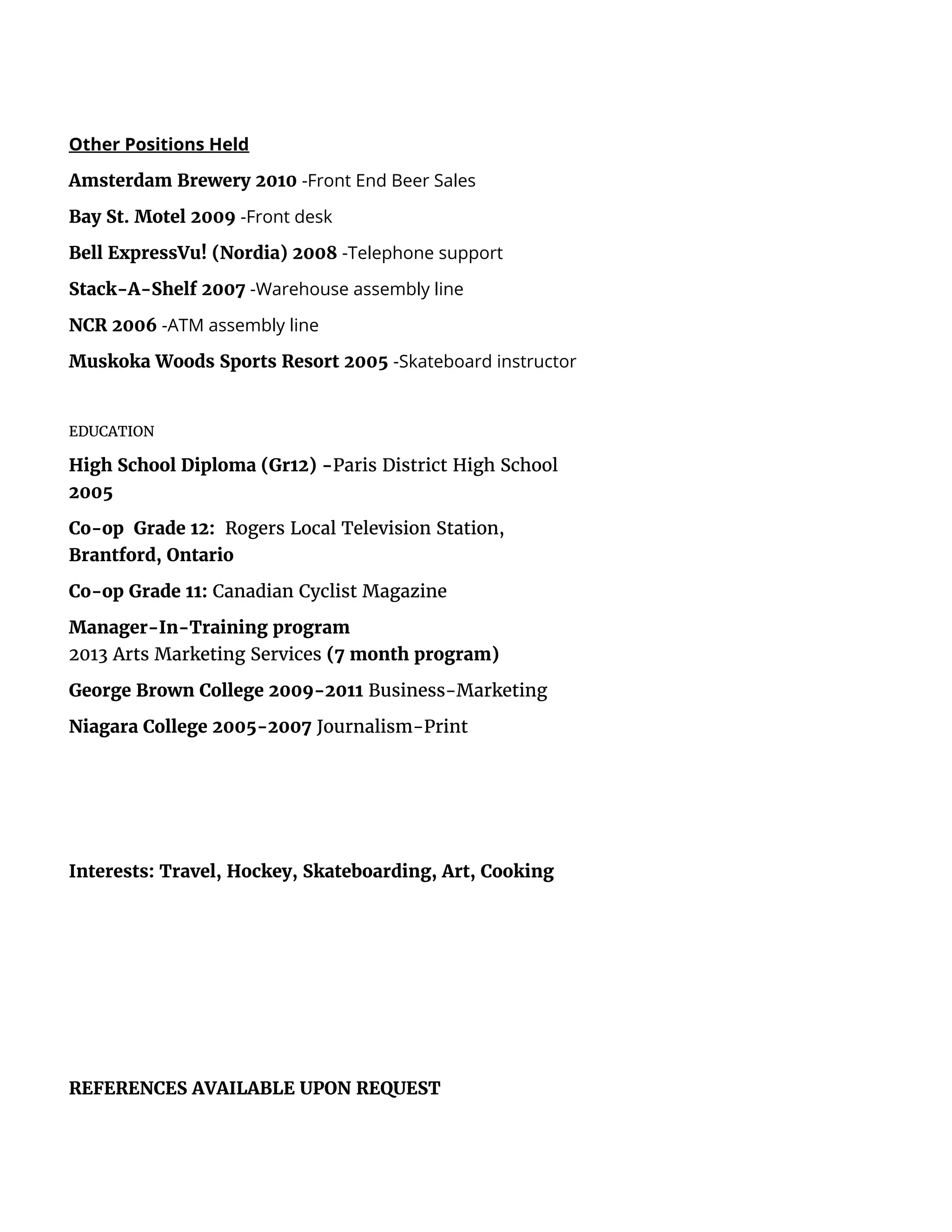 Alex Varney Resume 2016 | PDF