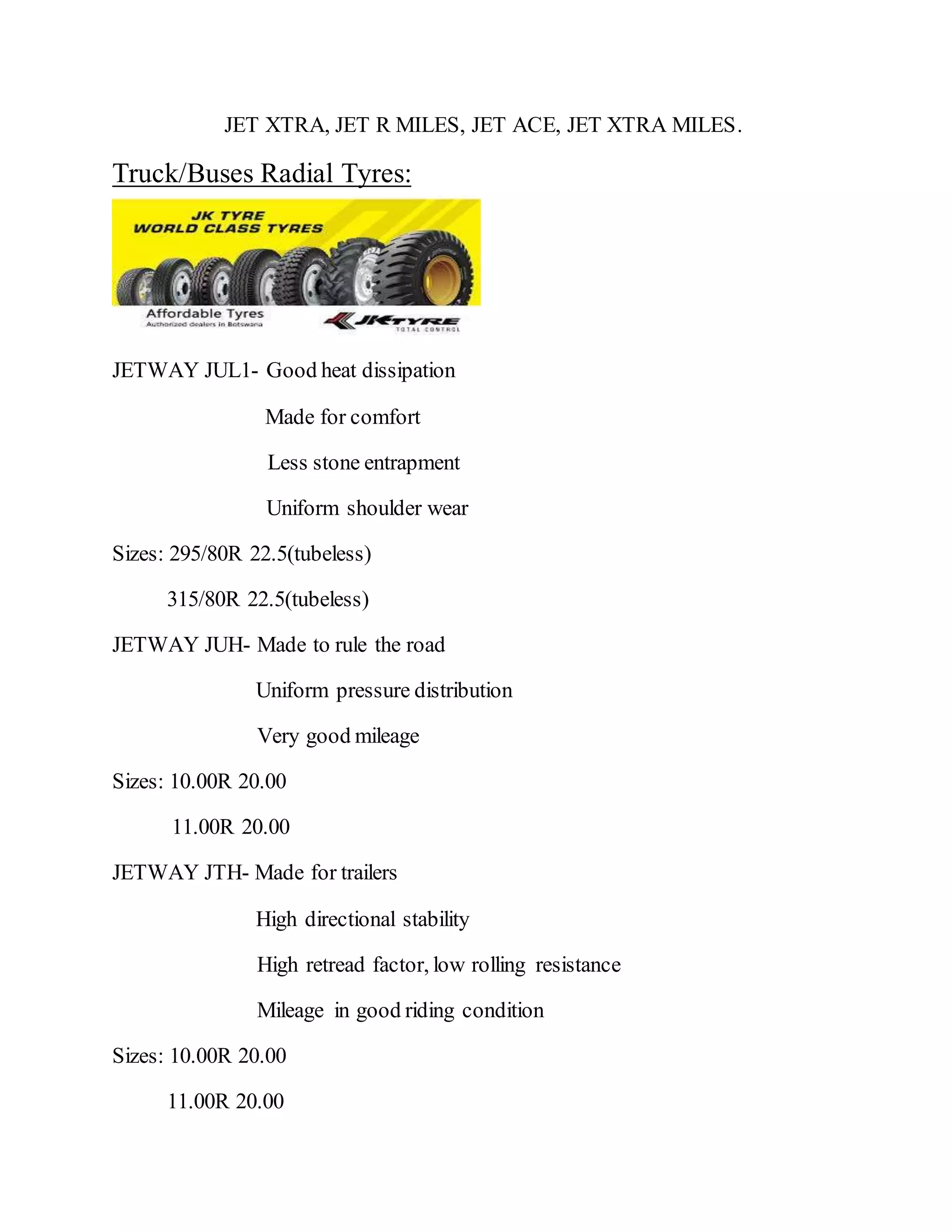 JK Tyres and Industries Ltd | DOCX