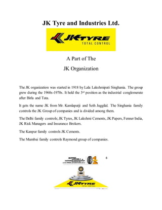 JK Tyres and Industries Ltd | DOCX