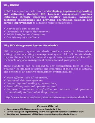KBMS Quality-Integrity-Reliability-Corporate-flyer | PDF