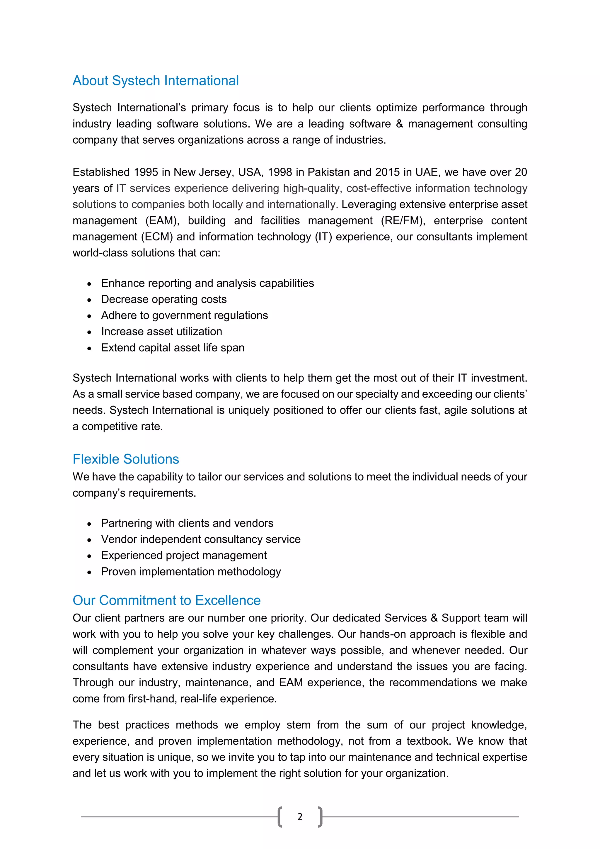 Systech Company Profile 2016 v2 | PDF