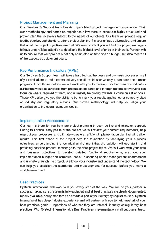 Systech Company Profile 2016 v2 | PDF