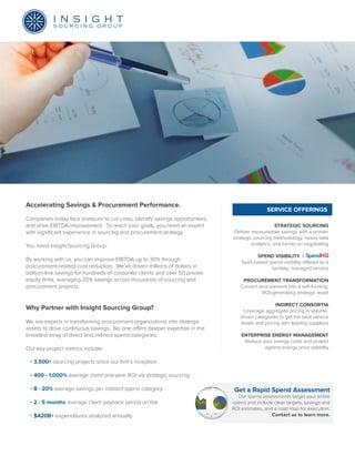 Insight Sourcing Group Overview | PDF