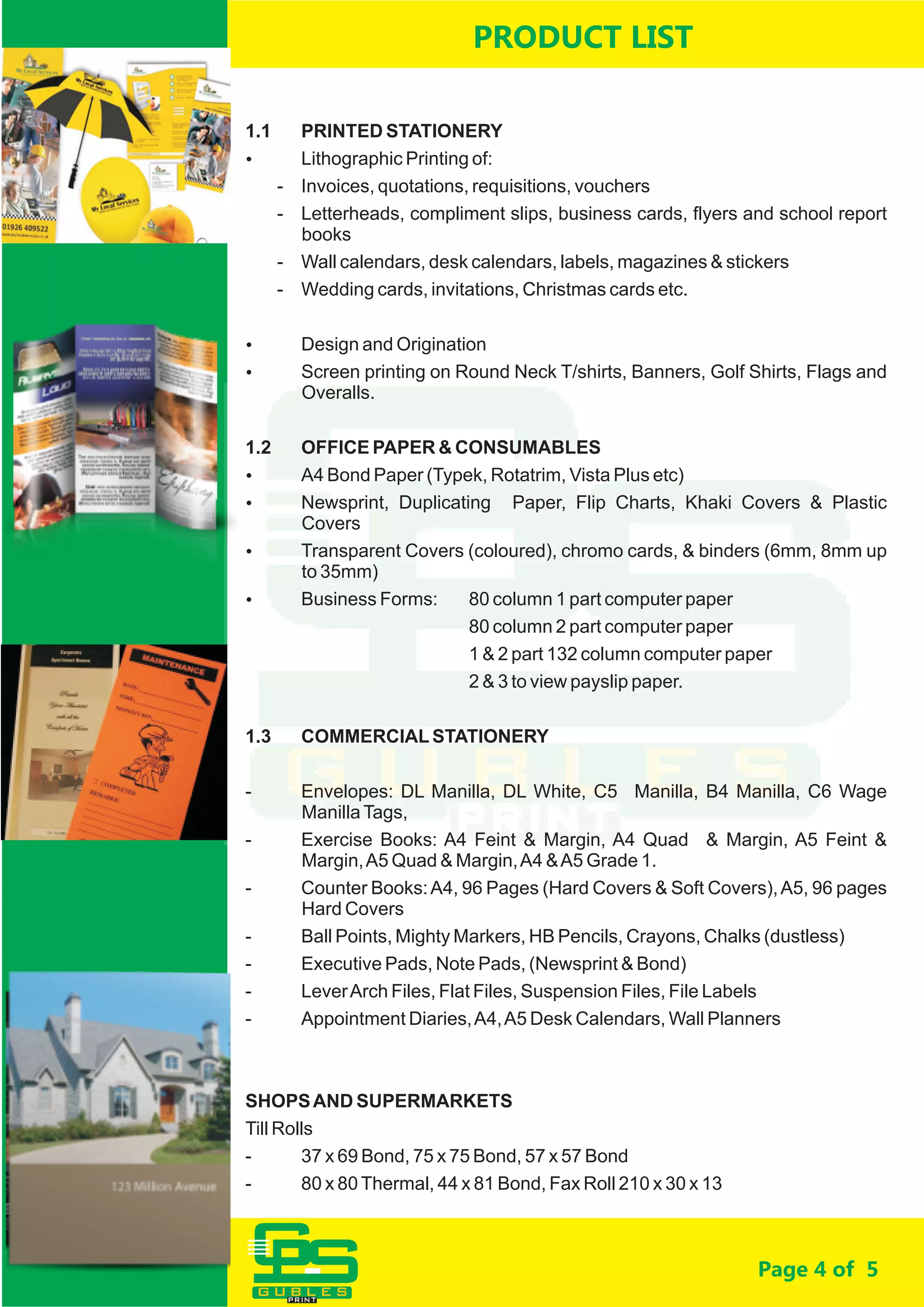 GUBLES company profile | PDF