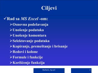Excel -Slideshow book | PPT