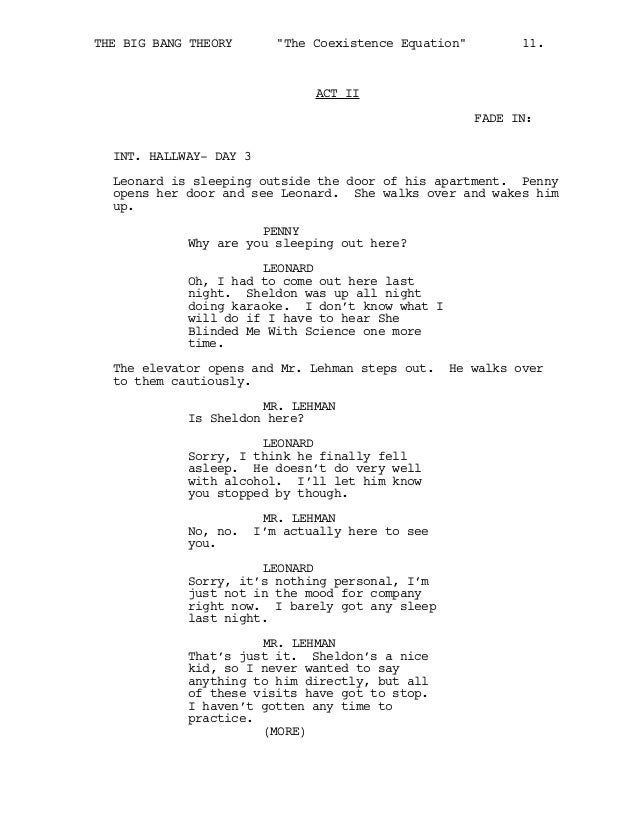 The Coexistence Equation