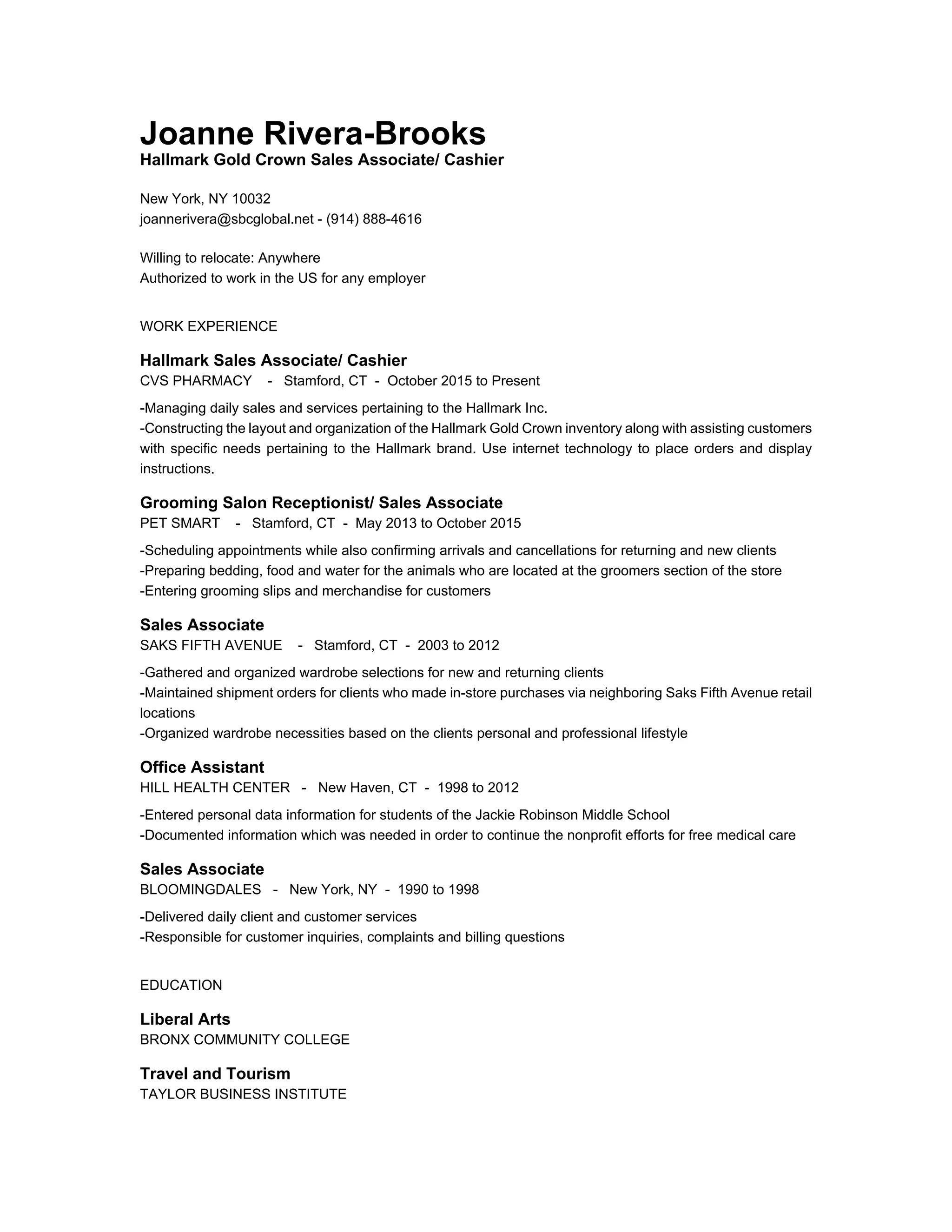 SFA Resume | PDF | Business | Business and Finance