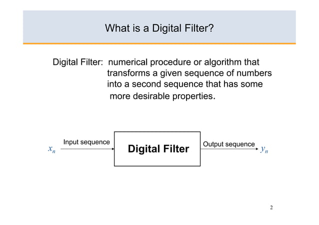 Basics of Digital Filters | PDF | Digital Audio | Computer Software and ...