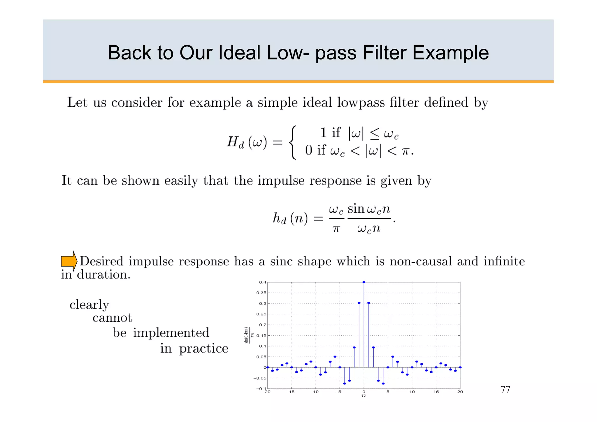 Design of FIR filters | PDF