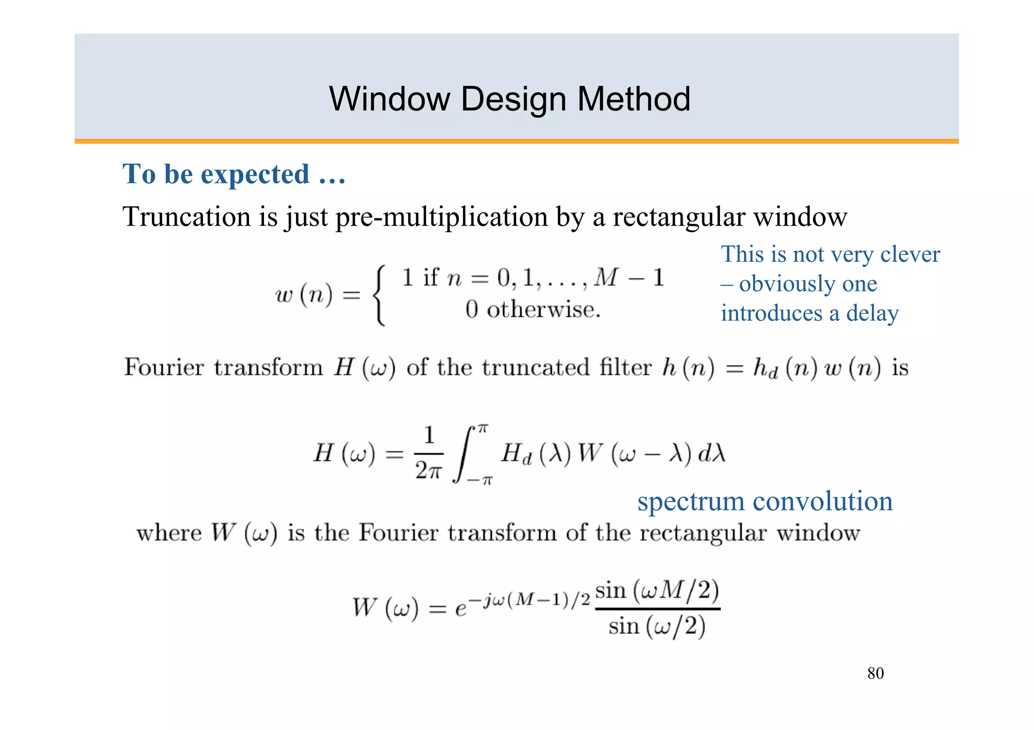 Design of FIR filters | PDF