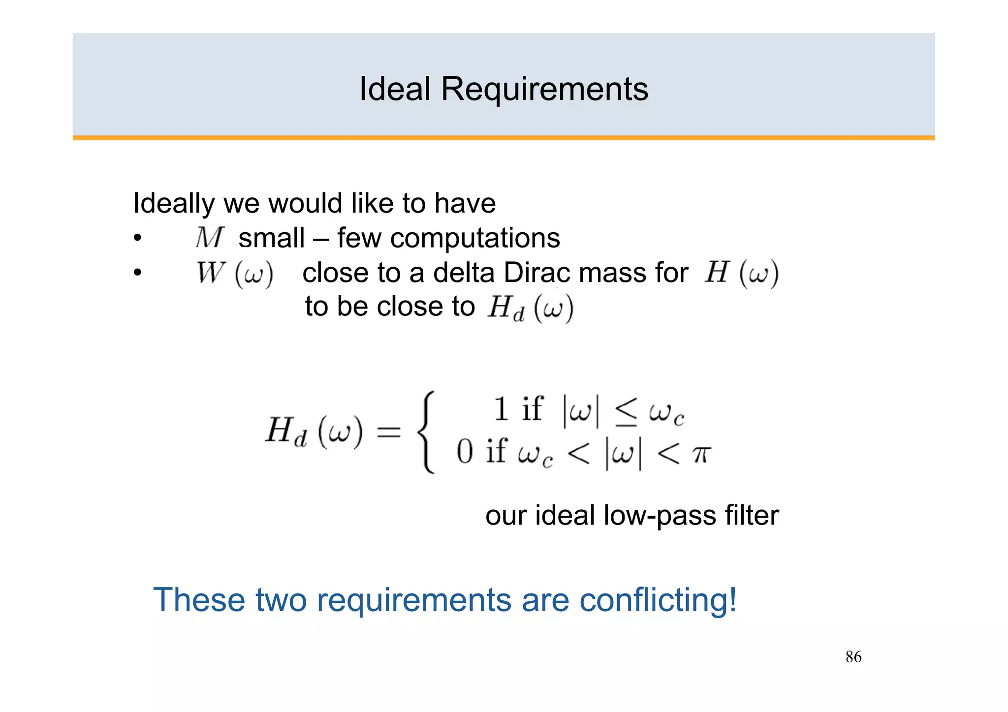Design of FIR filters | PDF