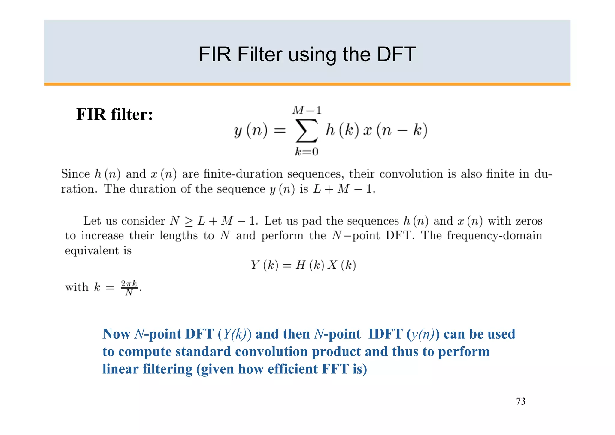 Design of FIR filters | PDF
