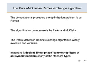Design of FIR filters | PDF