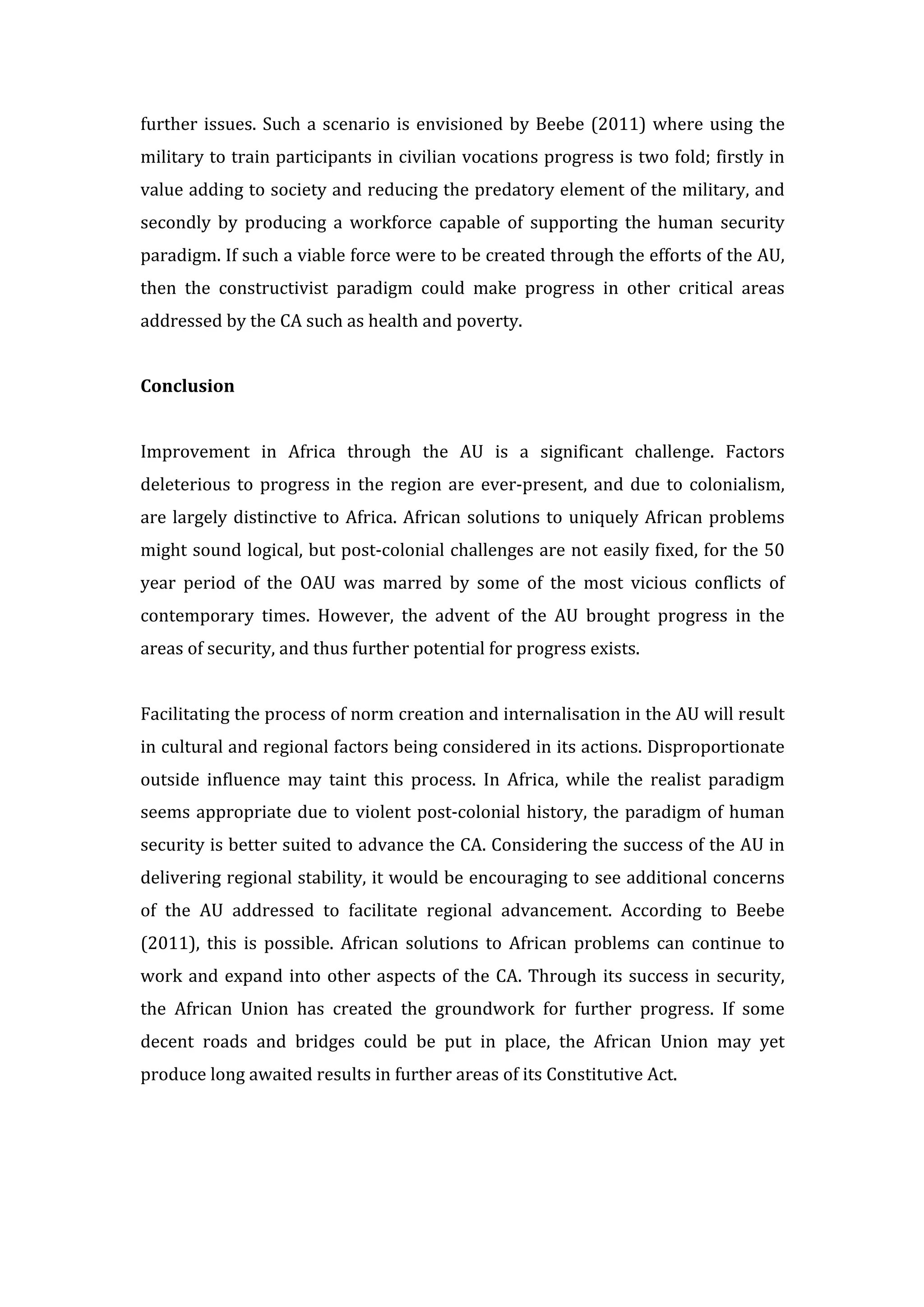 African Solutions to African Problems | PDF