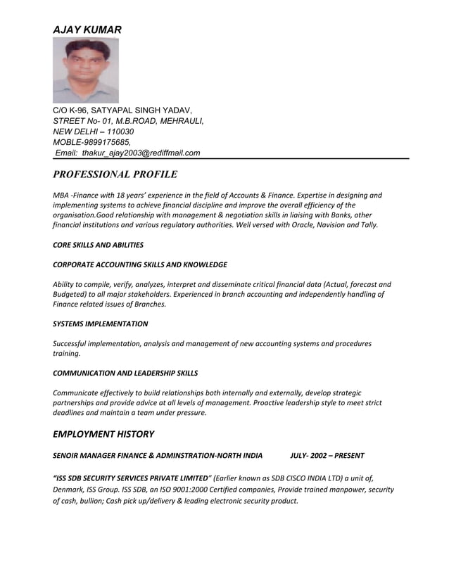 AJAY RESUME FINAL | DOC