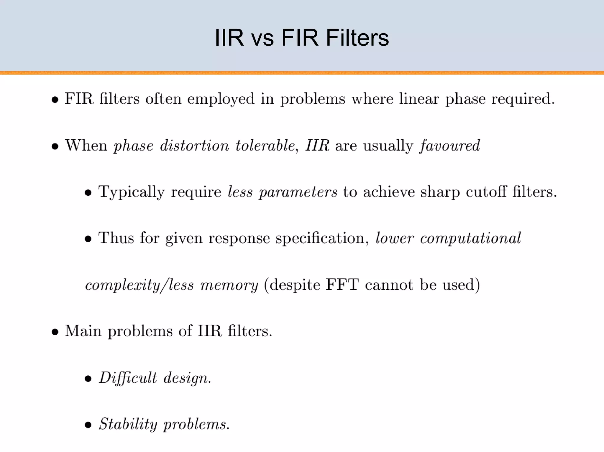 Design of IIR filters | PDF