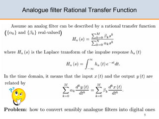 Design of IIR filters | PDF