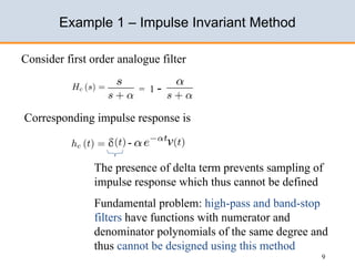 Design of IIR filters | PDF