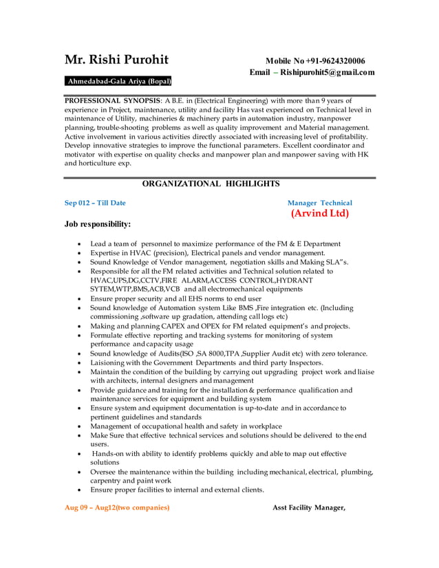 Rishi.Purohit Resume | DOCX