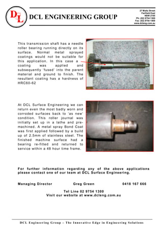 Tech Bulletin DCLEG - 85813 Bearing and Seal Diameters | PDF | Science