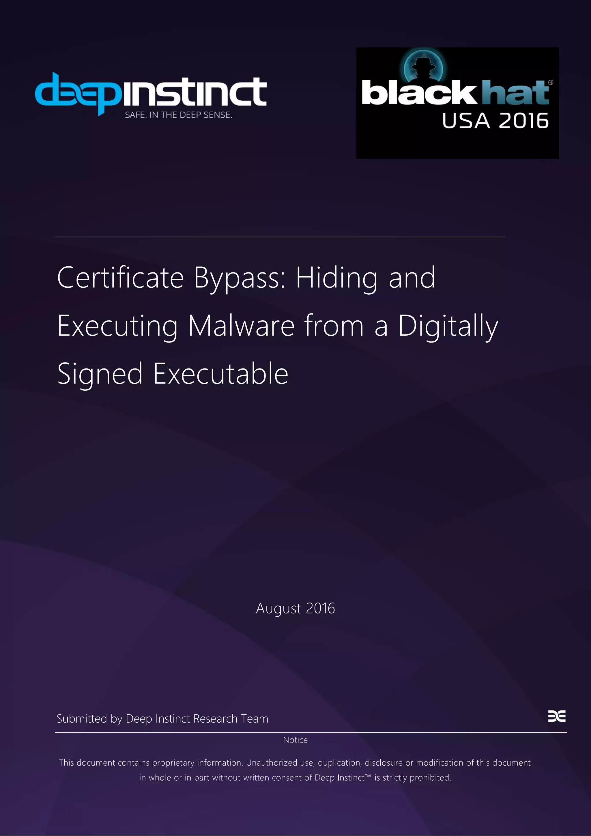 us-16-Nipravsky-Certificate-Bypass-Hiding-And-Executing-Malware-From-A-Digitally-Signed ...