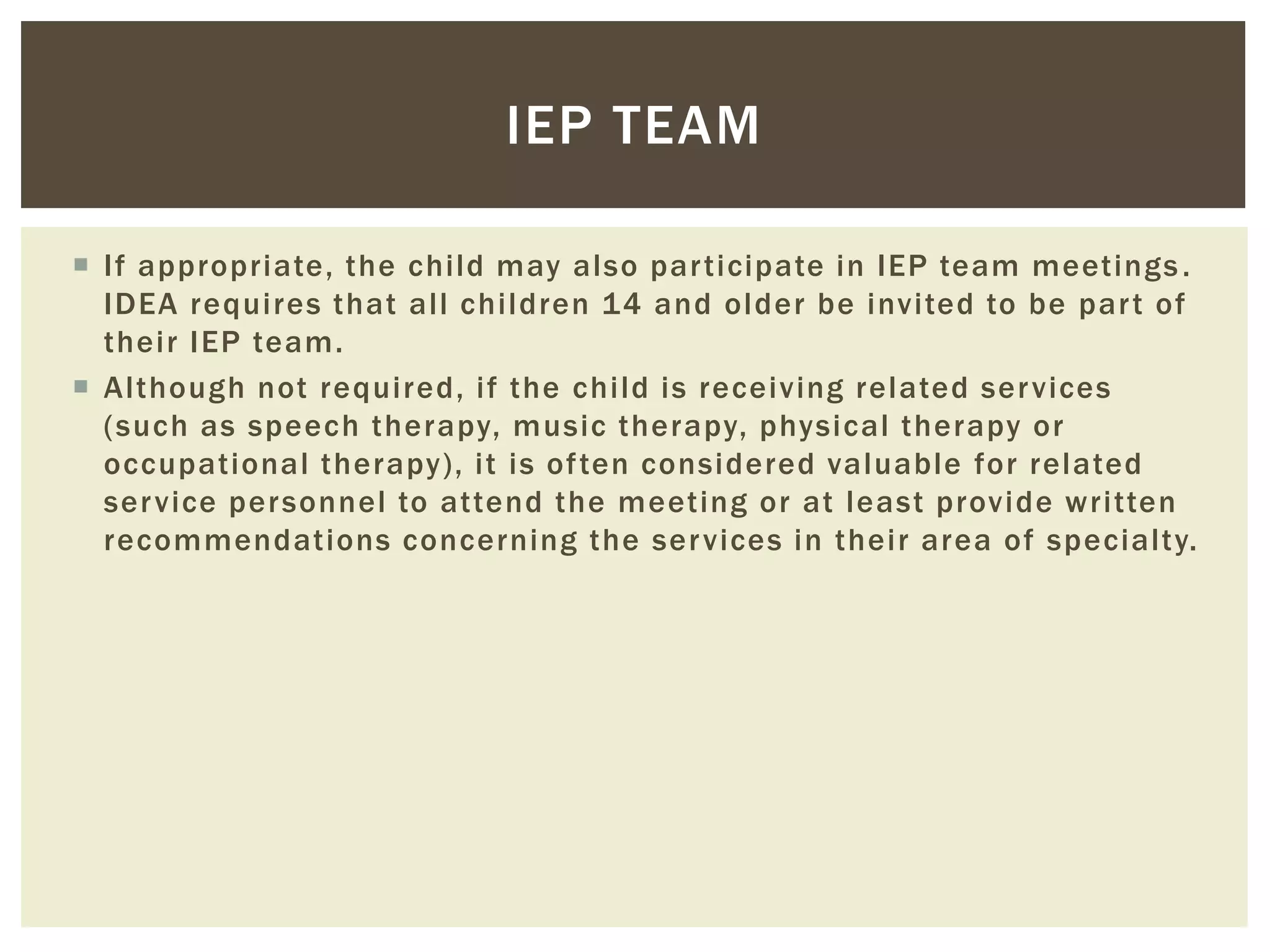 Writing an IEP | PPTX