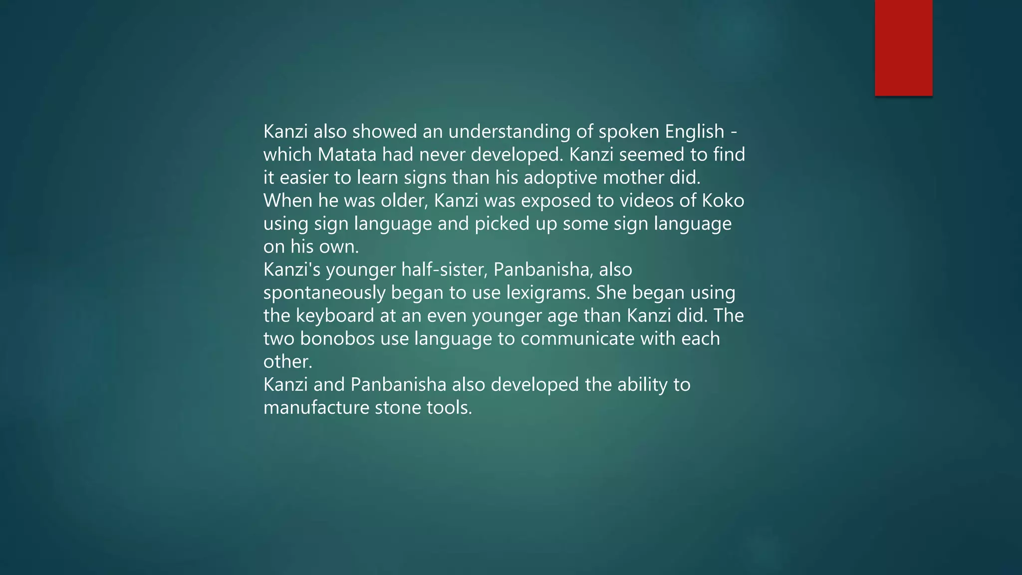 Great Ape Language | PPT