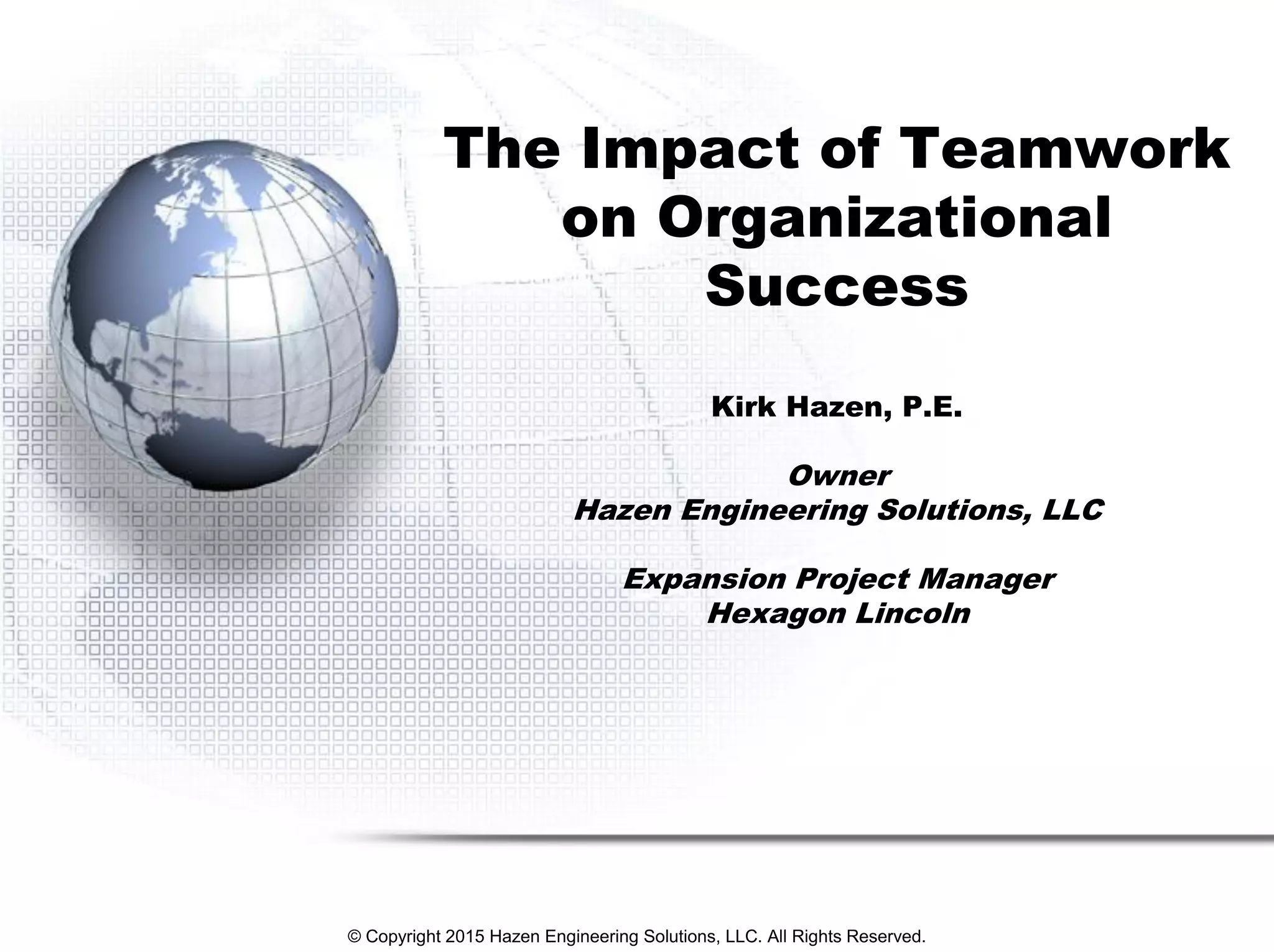 The Impact of Teamwork on Organizational Success - ASQ FINAL | PDF ...