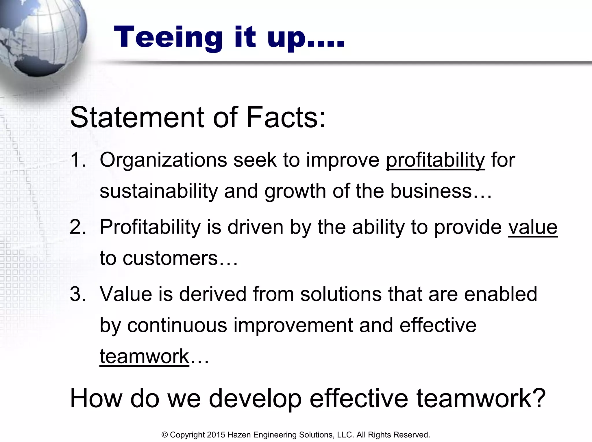 The Impact of Teamwork on Organizational Success - ASQ FINAL | PDF ...