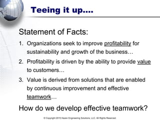 The Impact of Teamwork on Organizational Success - ASQ FINAL | PDF ...