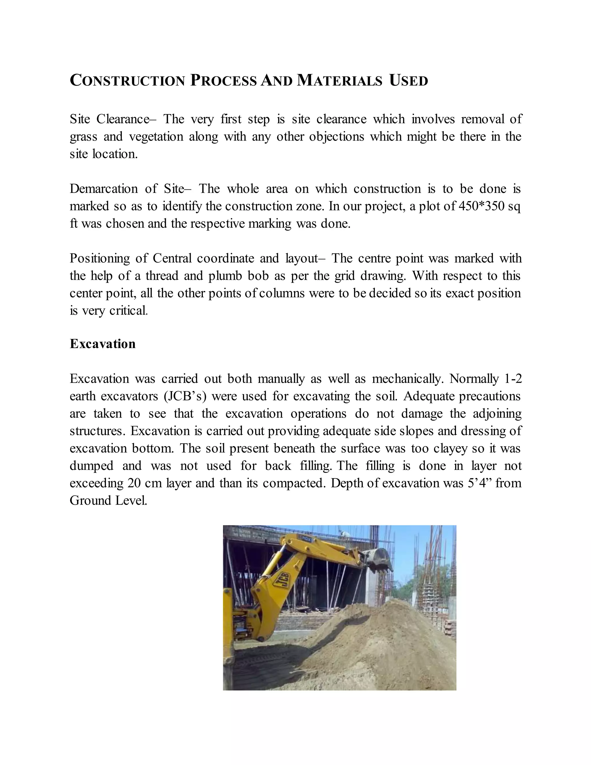 PROJECT REPORT ON DESIGN OF A RESIDENTIAL BUILDING | DOCX