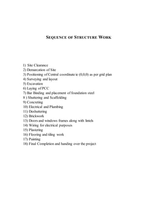 PROJECT REPORT ON DESIGN OF A RESIDENTIAL BUILDING | DOCX